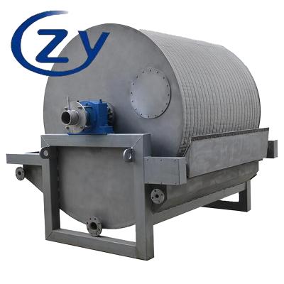 China Efficient Cassava Potato Starch Dewatering Equipment Rotary Drum Vacuum Filter Tapioca Dehydrator for sale