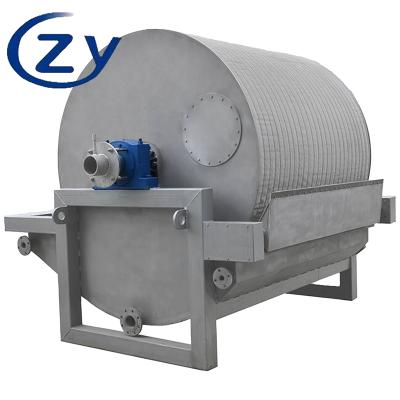 China Potato-Based Starch Dehydration Rotary Drum Vacuum Filter with Integrated Drive Motor for Potato Starch Manufacturing Plants for sale