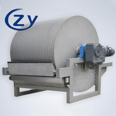 China Efficient Cassava Potato Starch Dewatering Equipment Rotary Drum Vacuum Filter Tapioca Dehydrator for sale