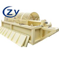 China Heavy-Duty Food-Grade Rotary Peeler Stainless Steel Body Cassava Potato Tuber Peeling for sale