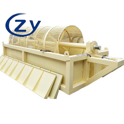 China Heavy-Duty Food-Grade Rotary Peeler Stainless Steel Body Cassava Potato Tuber Peeling for sale