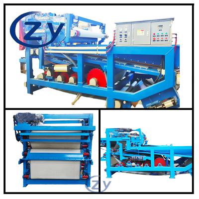 China Stainless Steel Belt Dehydration Filter for Industrial Cassava Fiber Dehydration and Slag Treatment for sale