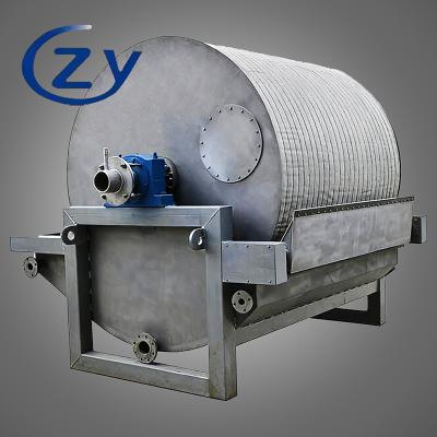 China Continuous Operation Stainless Steel SS304 Vacuum Filter for High Dewatering Dryness in Starch Production for sale