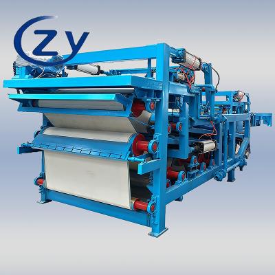 China Continuous Belt Dewatering Equipment for Starch Fiber Solid-Liquid Separation and Industrial Waste Residue Dewatering for sale