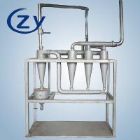 China SS304 Stainless Steel Continuous-Flow Desander with 10-20t/h Capacity and No Internal Moving Parts for Starch Slurry Sand Removal for sale