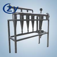 China SS304 Stainless Steel Desander with No Moving Parts and 10t/h Capacity for Starch Slurry Sand Removal for sale