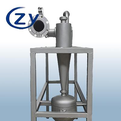 China High Efficiency SS304 Stainless Steel Desander for Starch Slurry with 10t/h Capacity and No Moving Parts for sale