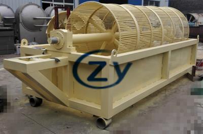 China Potato Cassava Washing And Peeling Machine Rotary Washing Stainless Steel for sale
