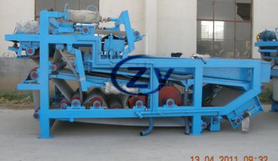 China Tapioca Fiber Belt Filter Press Dewatering Low Power Consumption 380v 50hz for sale