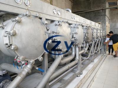 China Silvery White SS304 Refining Cassava Starch Machine 45kw for sale