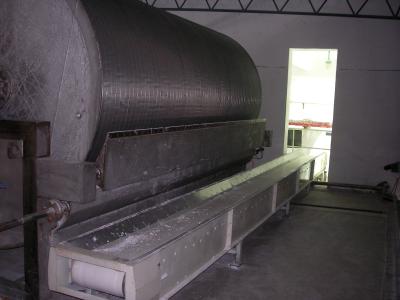China SS304 Starch Dewatering Machinery 20m2 Area Rotary Drum Filter for sale
