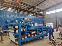 China Power 4kw Cassava Fiber Moisture Dewatering Machine Belt Press Machine for sale