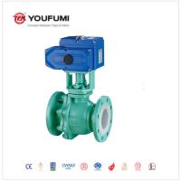 China Low Pressure PFA Lined Ball Valve Anti Blowout Stem Design ANSI Standard for sale