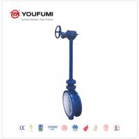 China PTFE Low Temperature Butterfly Valve 300mm , LCB Extended Stem Butterfly Valve for sale