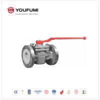 China 2 Way Full Lined PFA Lined Plug Valve High Pressure For Silicone Chemical for sale