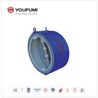 China Anticorrosion PTFE PFA Lined Dual Plate Check Valve Wafer Type for sale