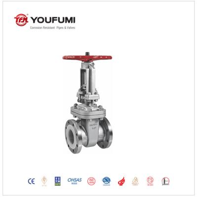 China Manual Operated CF8 Stainless Steel Gate Valve Medium Temperature for sale