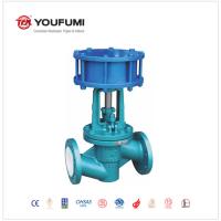 China PFA Lined Globe Valve With WCB Body for sale