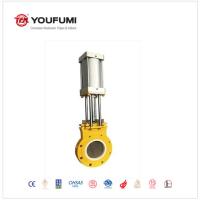 China Zirconia Ceramic Pneumatic 2 Way Ball Valve Refining PN10 Heat Shielding for sale
