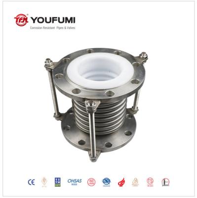 China PTFE Lined Stainless Steel Bellows Expansion Joint , Rubber Expansion Joint SS316 for sale