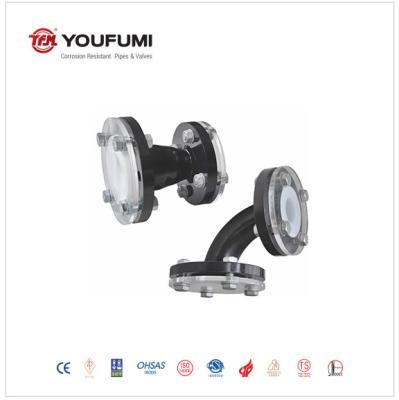 China Eccentric PTFE Lined Reducer , PTFE Lined Piping Systems For Pharmaceutical for sale