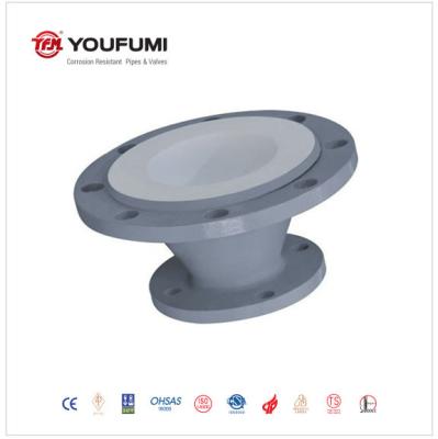 China Flange Type PTFE Lined Pipe Fittings for sale