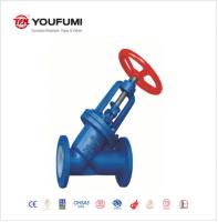 China DIN Standard PTFE Lined Globe Valve , Petrochemical Y Type 2 Way Globe Valve for sale