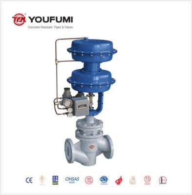 China DIN Standard Control Flow Control Valve Globe Type Medium Temperature for sale