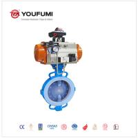 China PTFE Lined Low Pressure Control Valve , Butterfly Control Valve Casting Material for sale