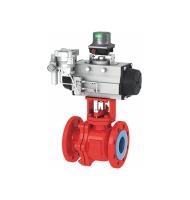 China High Performance PFA Lined Ball Valve 6 Inch 200psi Pressure For Power Plant for sale