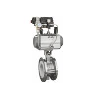 China PTFE Manually Operated Butterfly Valve , RF Cf8m Butterfly Valve for sale