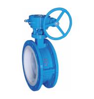 China PFA Corrosion Resistant Butterfly Valve , WCB DN50 Butterfly Valve New Energy Use for sale