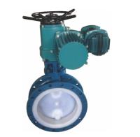 China PFA Pneumatic Butterfly Valve For Refining , PN16 Butterfly Valve 8 inch  for sale