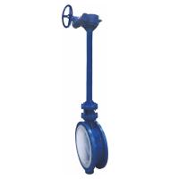 China PTFE Low Temperature Butterfly Valve 300mm , LCB Extended Stem Butterfly Valve for sale