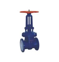 China Water Media PTFE Lined Gate Valve Standard 100mm With Extended Stem for sale