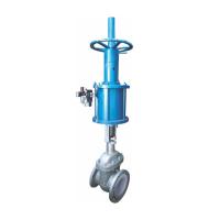 China WCB Pneumatic Actuator Gate Valve , Anticorrosion Power Plant Gate Valve 100mm for sale