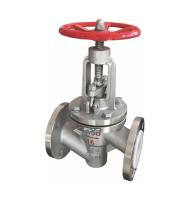 China GOST PFA Lined Globe Valve PN16 CF8 Medium Pressure Pharmaceutical Use for sale