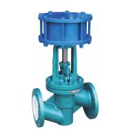 China Gas Media Pneumatic Actuator Globe Valve  , Single Seated Globe Valve 3 inch for sale