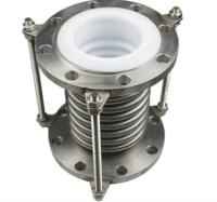 China A105 Flanged PTFE Lined Expansion Joint DN25 Rubber Material PVC Use for sale