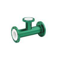 China Carbon Steel Material PTFE Lined Tee Customized For Pipework for sale