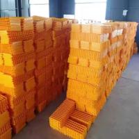China PP Material Chicken Transport Crate Corrosion Resistance Poultry Transport Box for sale