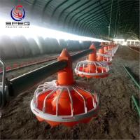 China Automatic Poultry Feeding Pan Broiler Farm Floor Raising System for sale