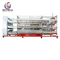 China Automatic H Type Chicken Cage Multi Tiers Stacked Poultry Farms Layer Cage for sale