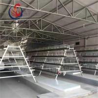 China Poultry Farm A Frame Layer Cage Chicken Egg Laying Cages Anti Rust Easy Installation for sale