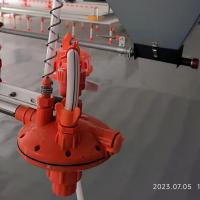 China High Strength PP Poultry Pan Feeding System Anti Waste Design For Broiler Production for sale