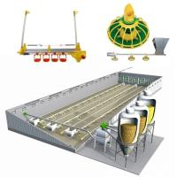 China High Strength PP Poultry Pan Feeding System Anti Waste Design For Broiler Production for sale