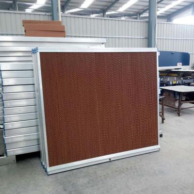 China Aluminum Frame Poultry Farming Evaporative Cooling Pad High Cooling Efficiency for sale