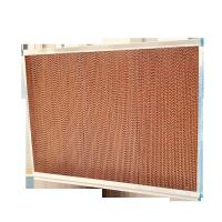 China Aluminum Frame Poultry Farming Evaporative Cooling Pad High Cooling Efficiency for sale