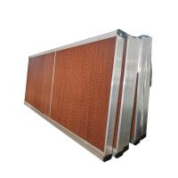 China Aluminum Frame Poultry Farming Evaporative Cooling Pad High Cooling Efficiency for sale