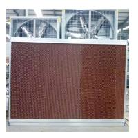 China Poultry House Evaporative Wet Curtain Cooling Pad System Low Airflow Resistance for sale